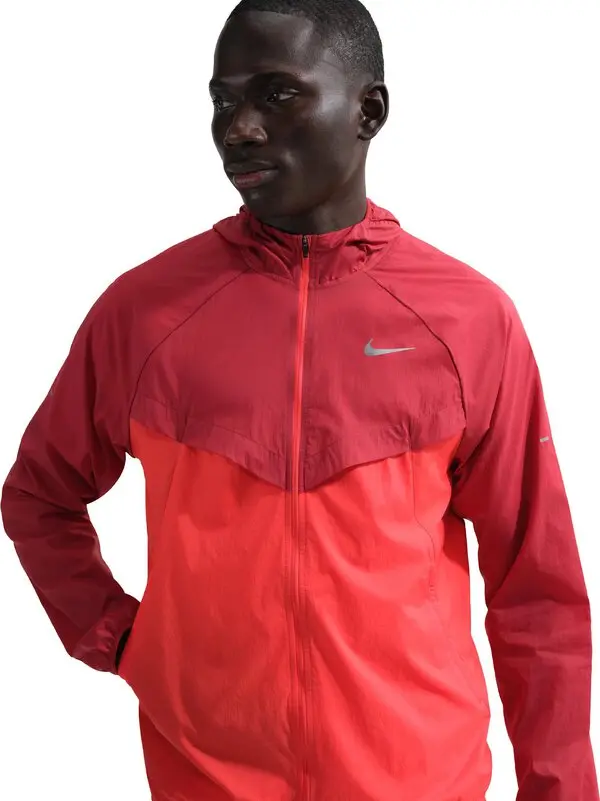 Nike Stride Repel Uv Running Jacket - Red