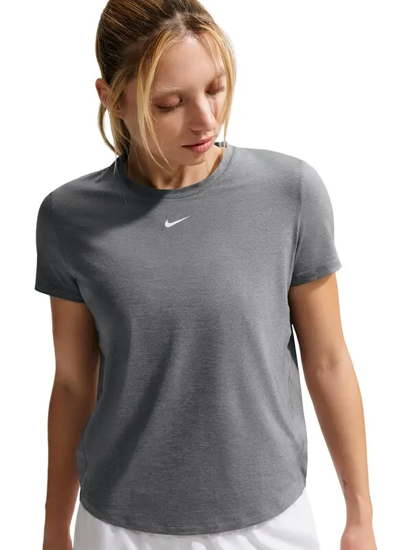 Nike One Classic Dri-fit Short-sleeve Top - Grey