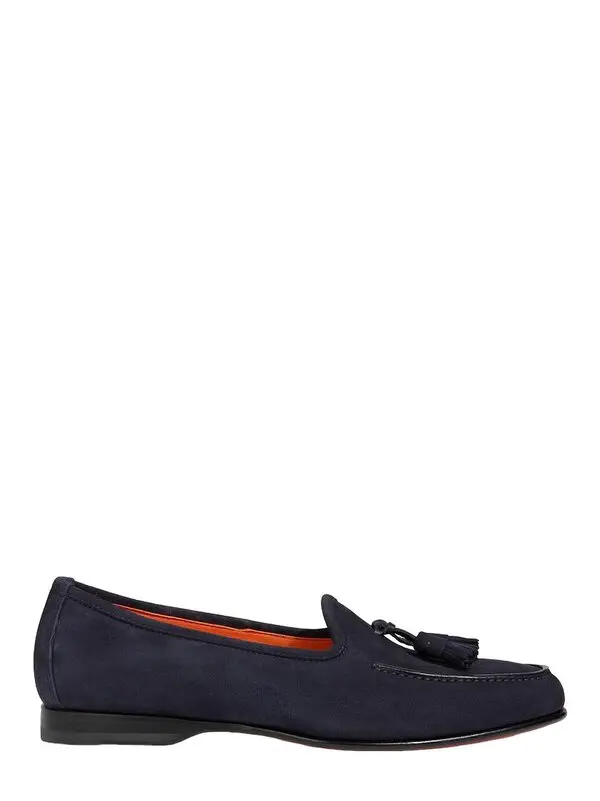 Santoni Andrea Tasseled Loafers - Navy