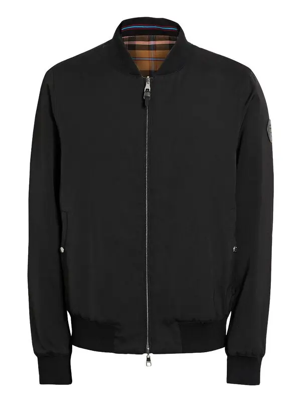 Dunhill Twill Bomber Jacket - Black