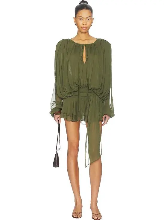 Lioness Elements Mini Dress - Safari