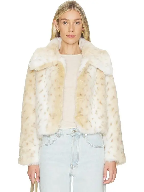 BUBISH Chelsea Faux Fur Jacket - Neutral