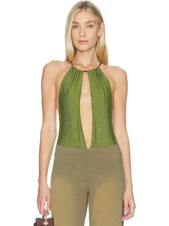 CULTNAKED Switch Bodysuit - Peridot Glow
