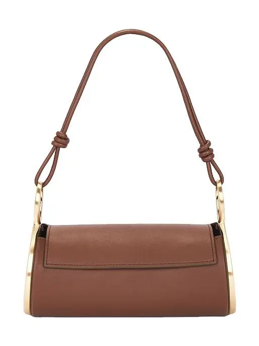Cult Gaia Dahlia Shoulder Bag - Saddle