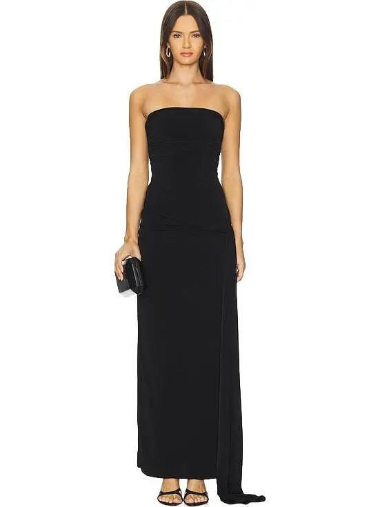LOVERS AND FRIENDS Adley Gown - Black