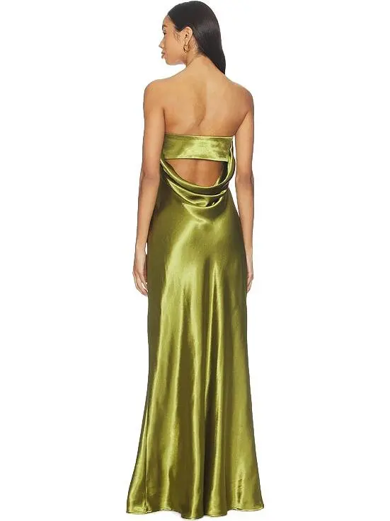 LOVERS AND FRIENDS Lucy Gown - Chartreuse
