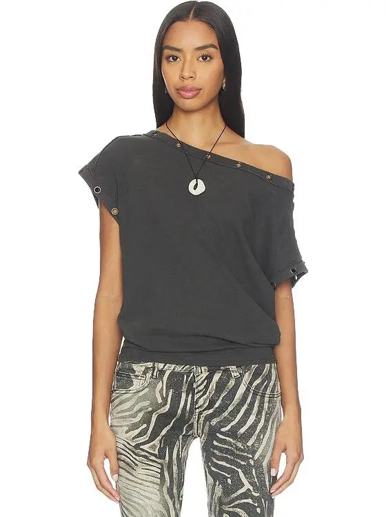 Free People Billie Tee - Black
