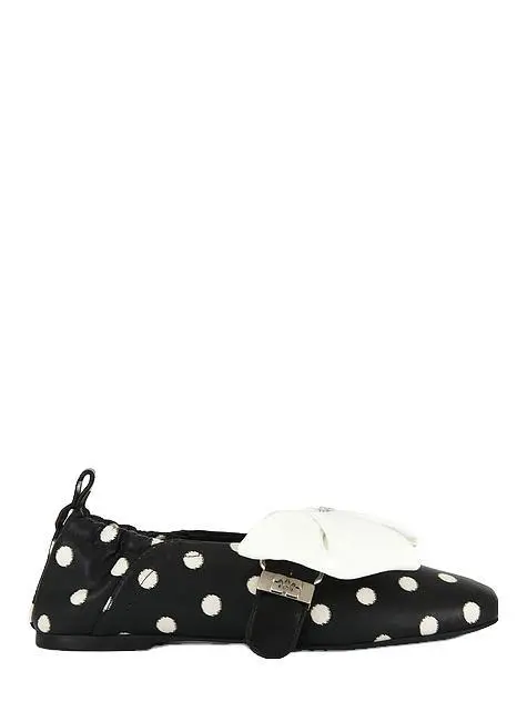 GANNI Sue Ballerina Flat - Black