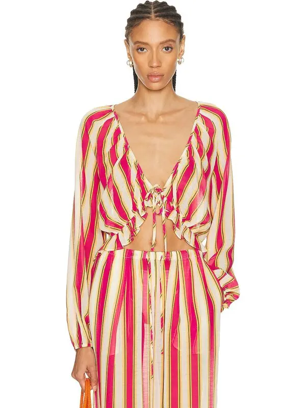 Solid & Striped The Seraphina Top - South Beach Stripe