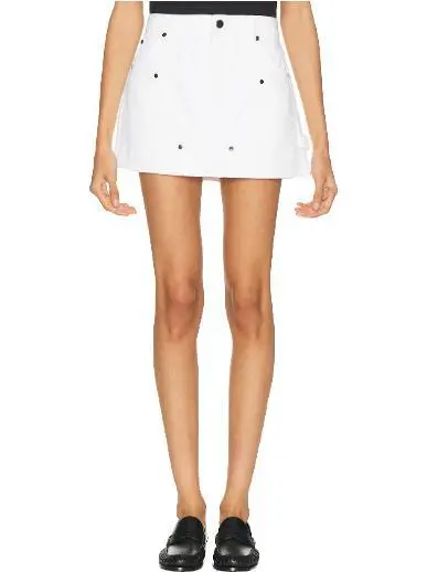 Renggli Cargo Mini Skirt - Chalk
