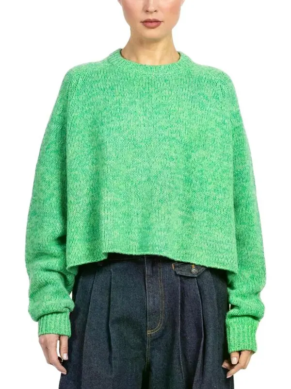 LISA YANG Karine D Crew-neck Sweater - Green