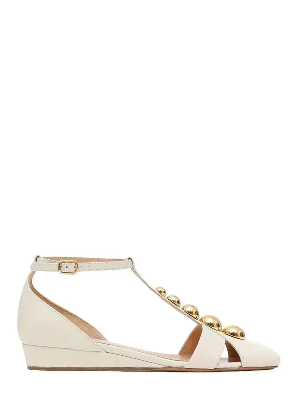 Chloé Ball Detail Sandals - Neutrals