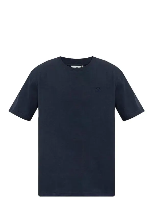 Etro Short-sleeve Embroidered T-shirt - Blue
