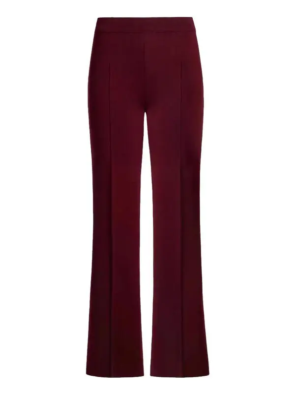 HIGH SPORT Kick Flare Trousers - Red