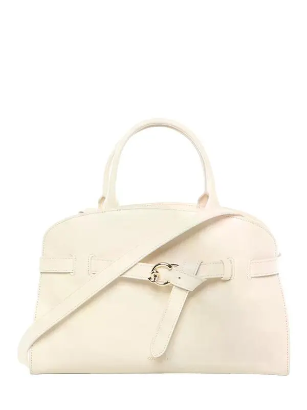 COCCINELLE Buckle-strap Tote Bag - White
