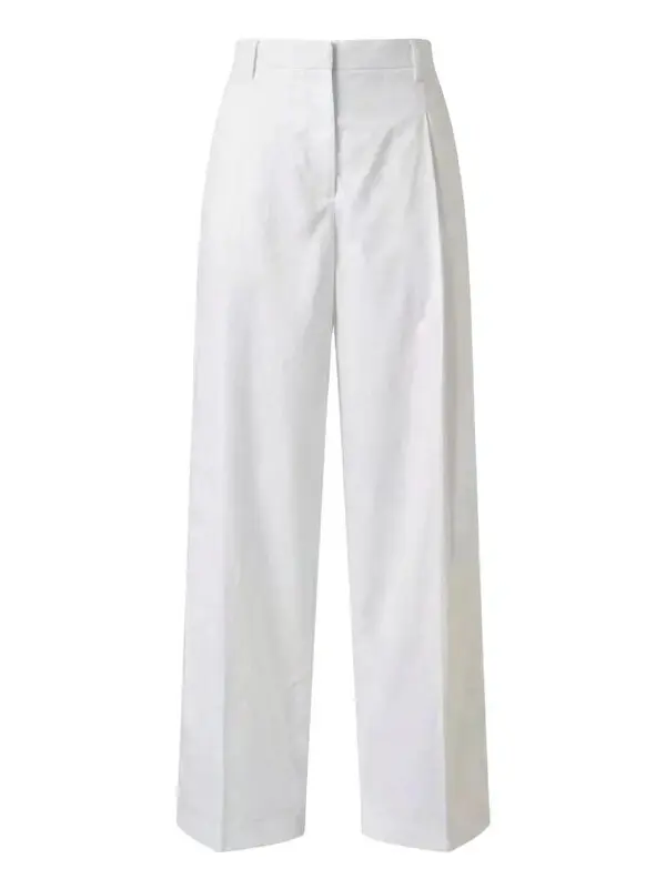 N°21 Pleated Trousers - White
