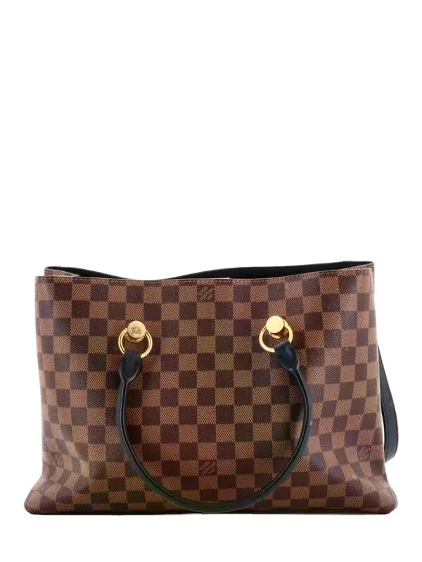 LOUIS VUITTON Riverside Damier Tote Bag - Brown