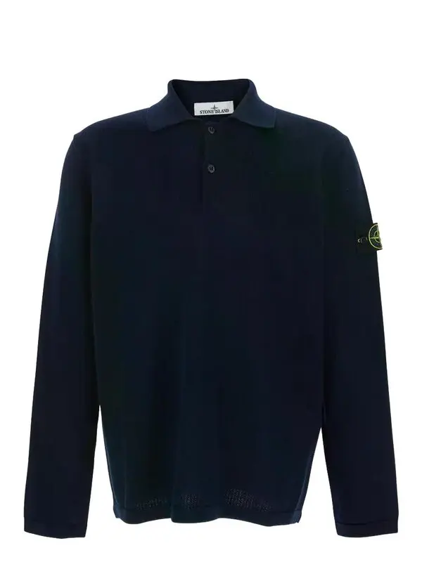 Stone Island 5100024 Micro-stitch Soft Organic Cotton Polo Shirt - Blue