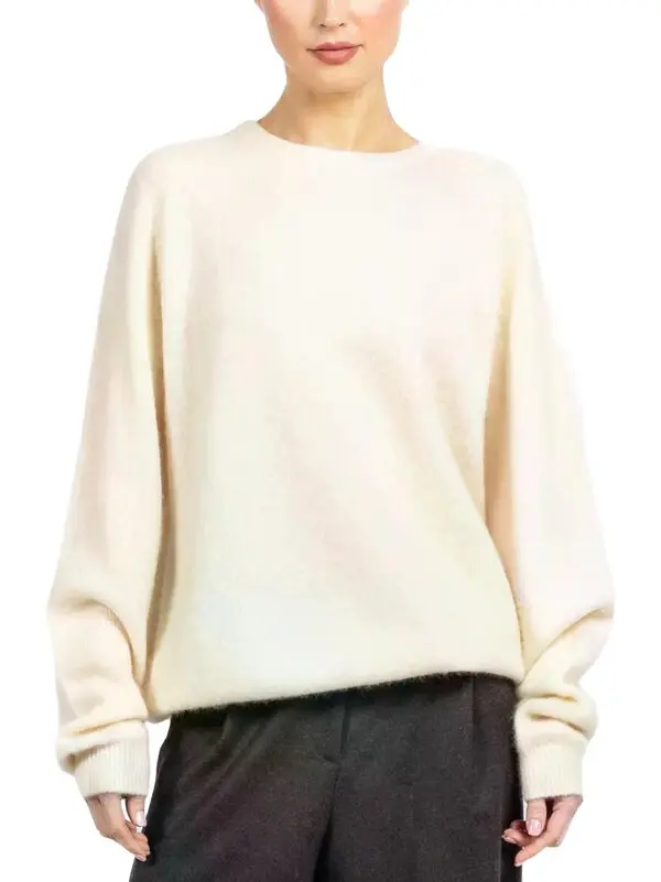 Frenckenberger Round-neck Sweater - Neutrals