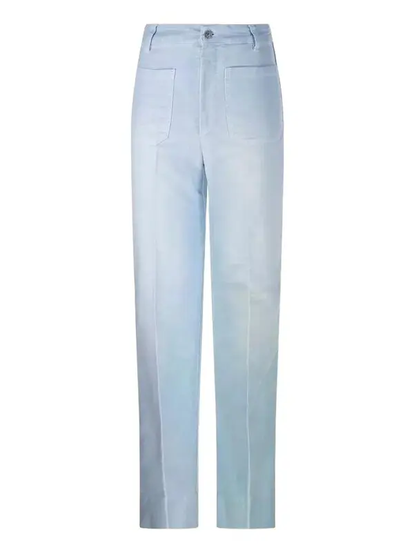 Victoria Beckham Patch-pocket Jeans - Blue