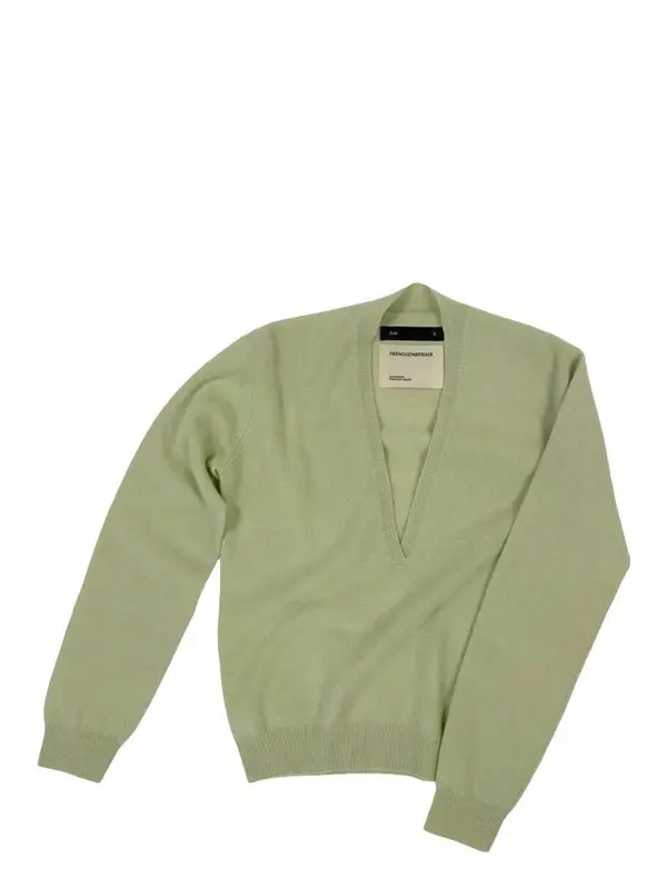Frenckenberger Johnny V-neck Sweater - Green