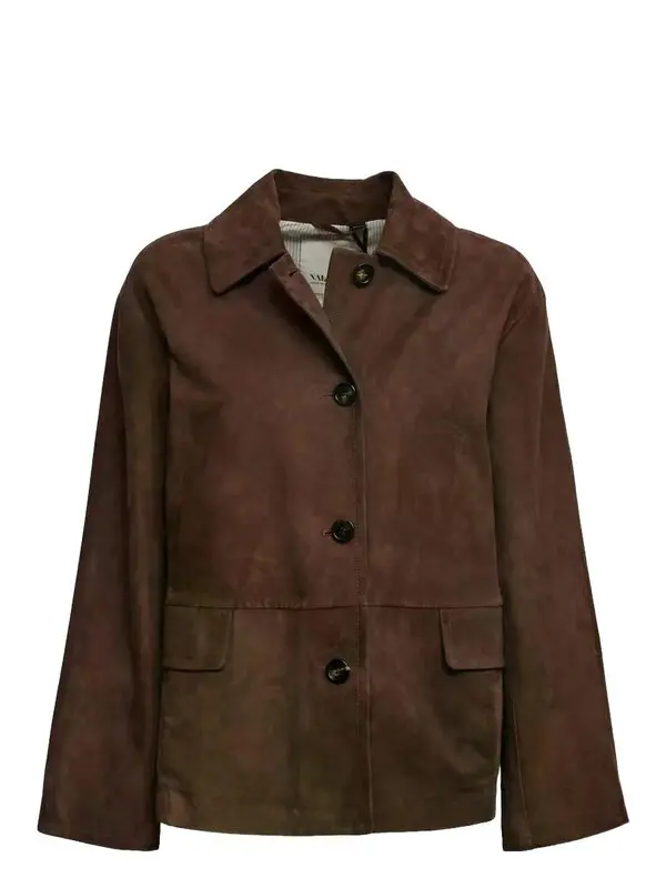 Max Mara Front-pocket Jacket - Brown