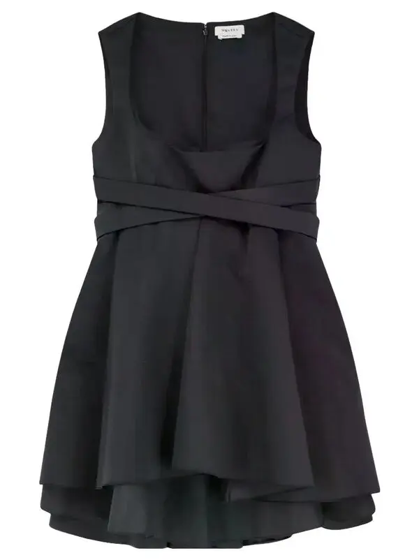 Alexander McQueen Sleeveless Mini Dress - Black