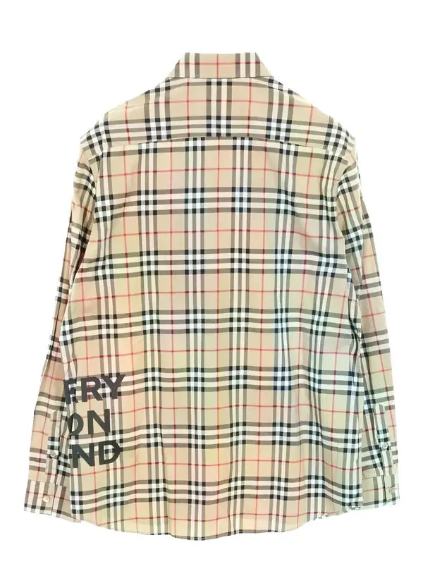 Burberry 10s Long-sleeve Shirt - Neutrals