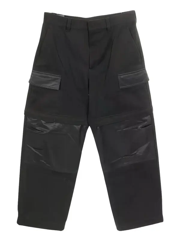 Dior Colour-block Cargo Trousers - Black