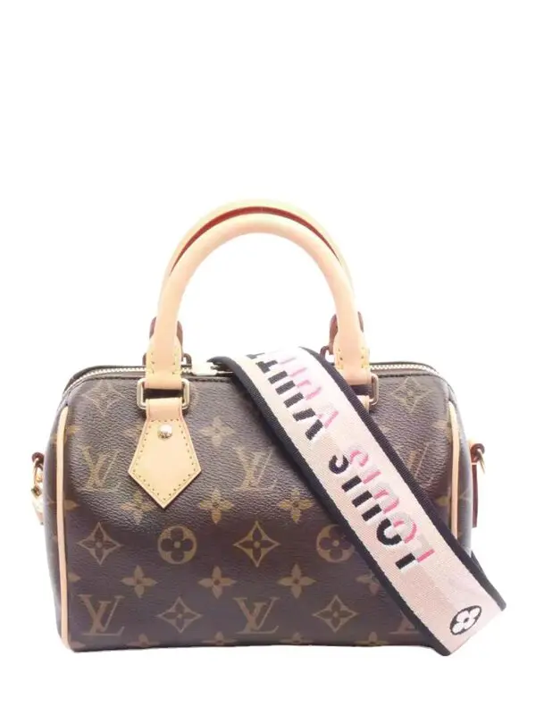 LOUIS VUITTON Speedy Bandouliere Monogram-pattern Handbag - Brown