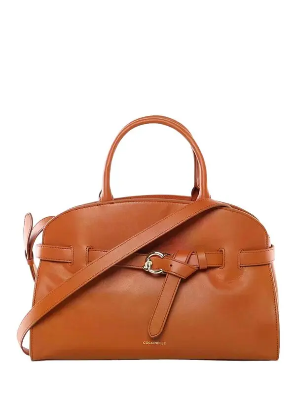 COCCINELLE Buckle-strap Tote Bag - Brown