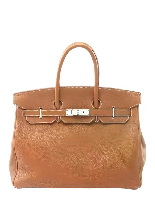 Hermès 2002 Birkin 35 Top-handle Tote Bag - Brown