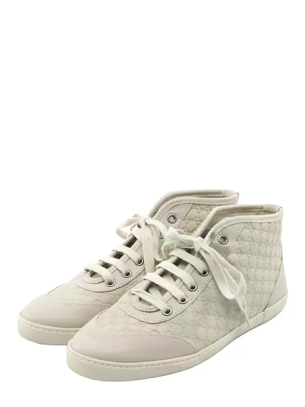 Gucci Micro Gg Supreme High-top Sneakers - Neutrals