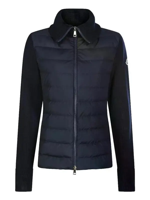 Moncler Padded Zip-up Cardigan - Blue