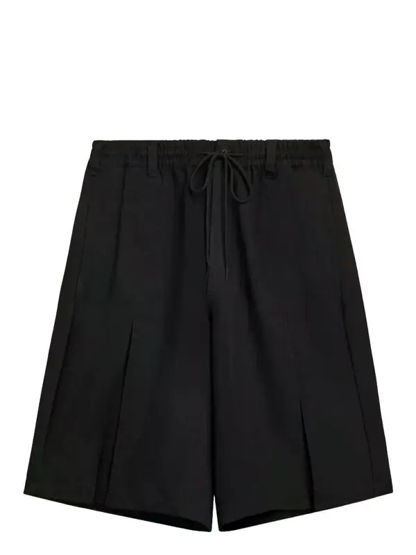 Y3 Drawstring-waist Shorts - Black