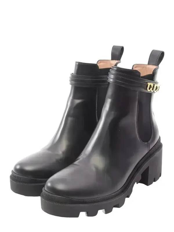 Gucci 2010s Side-gore Mid-heel Boots - Black