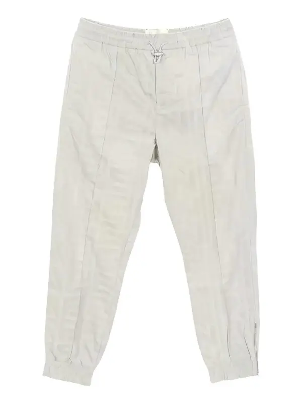 Fendi X Marc Jacobs 2010s Zucca Patterned Trousers - Grey