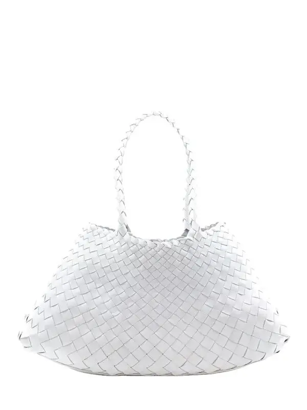 Dragon Diffusion Big Santa Croce Woven Tote Bag - White