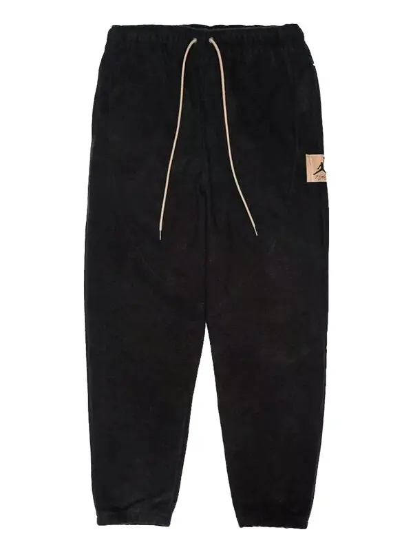 JORDAN Drawstring Track Pants - Black