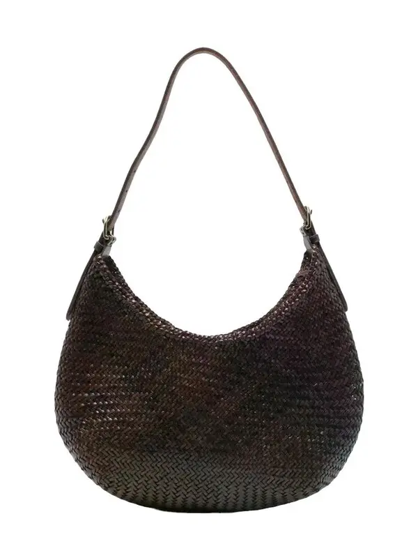 Dragon Diffusion Luna Mezza Woven Shoulder Bag - Brown