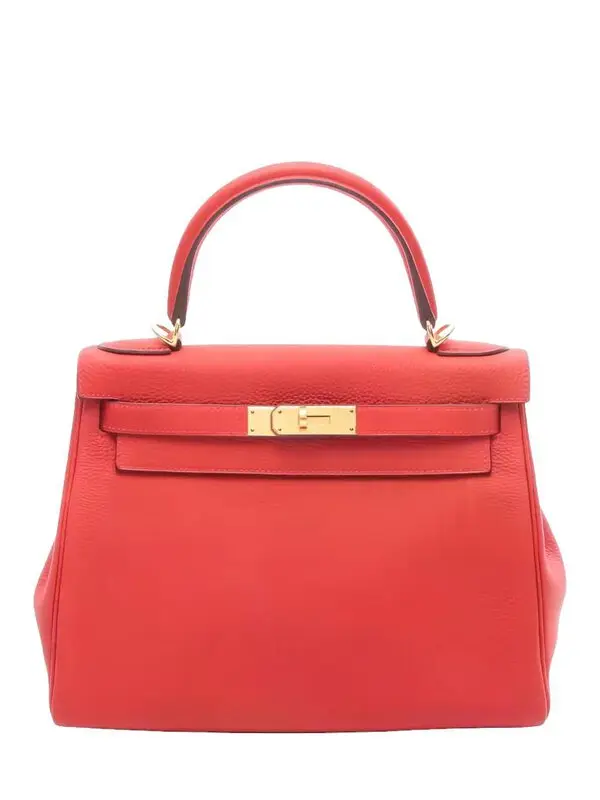 Hermès 2015 Kelly 28 Tote Bag - Red