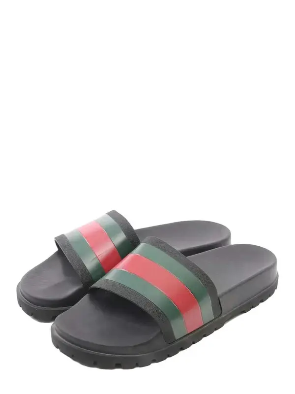 Gucci Web Slides - Black