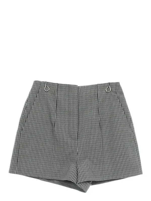 Fendi Check-patterned Shorts - Black