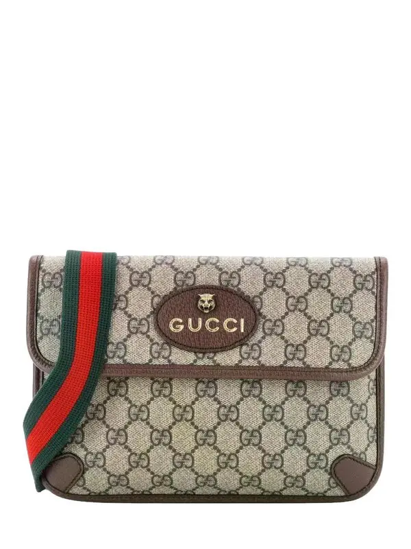 Gucci Neo Vintage Gg Coated Canvas Belt Bag - Brown