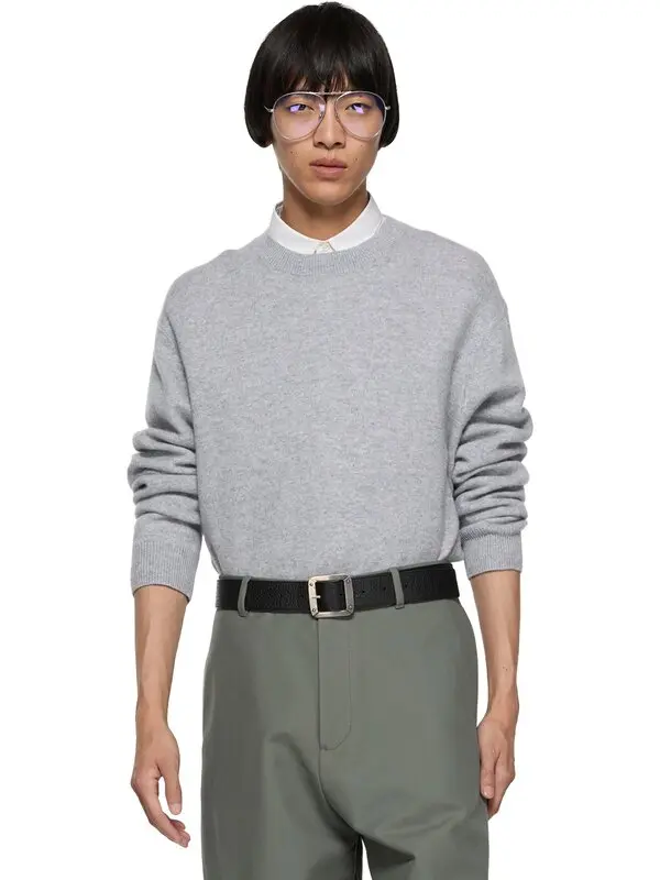 Acne Studios Cashmere Jumper - Cold Grey Melange