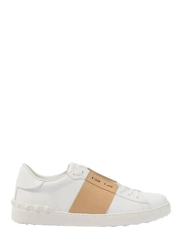 Valentino Garavani Open Leather Sneakers - White