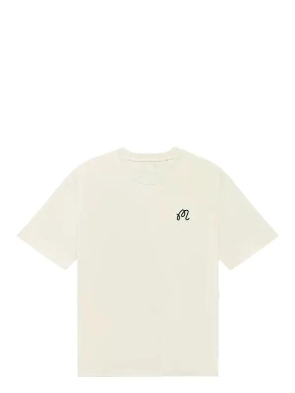 MALBON Bermuda Brumal Buckets Embroidered T-shirt - Neutrals