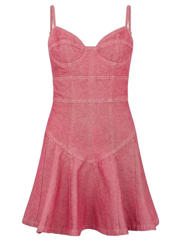 Dsquared2 Flouncy Zip-fastening Dress - Pink