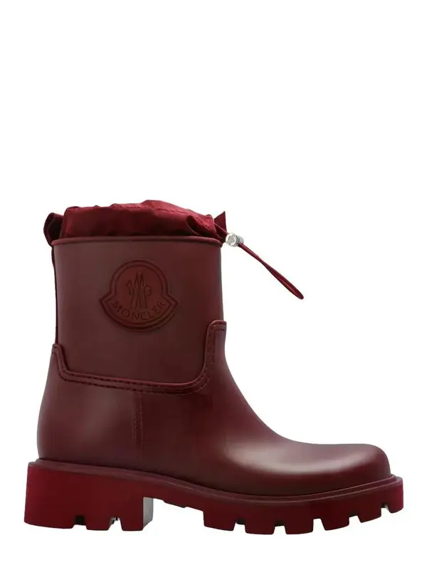 Moncler Kickstream Rain Boots - Red