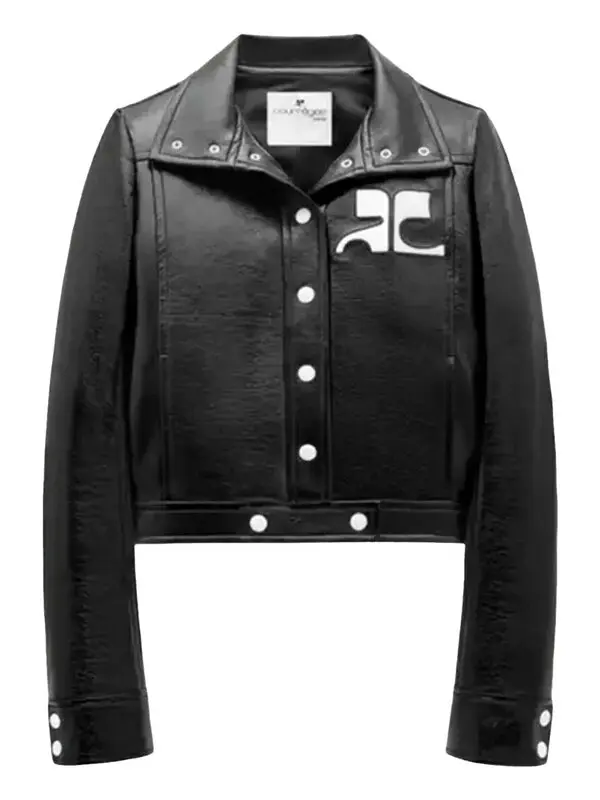 COURREGES Reedition Vinyl Jacket - Black